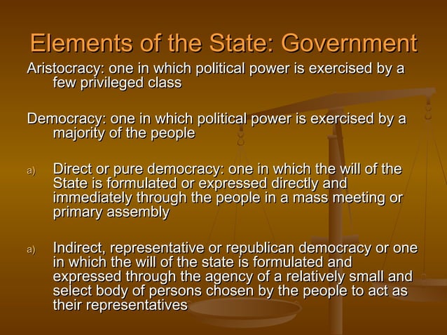 Lec 7 elements_of_the_state | PPT