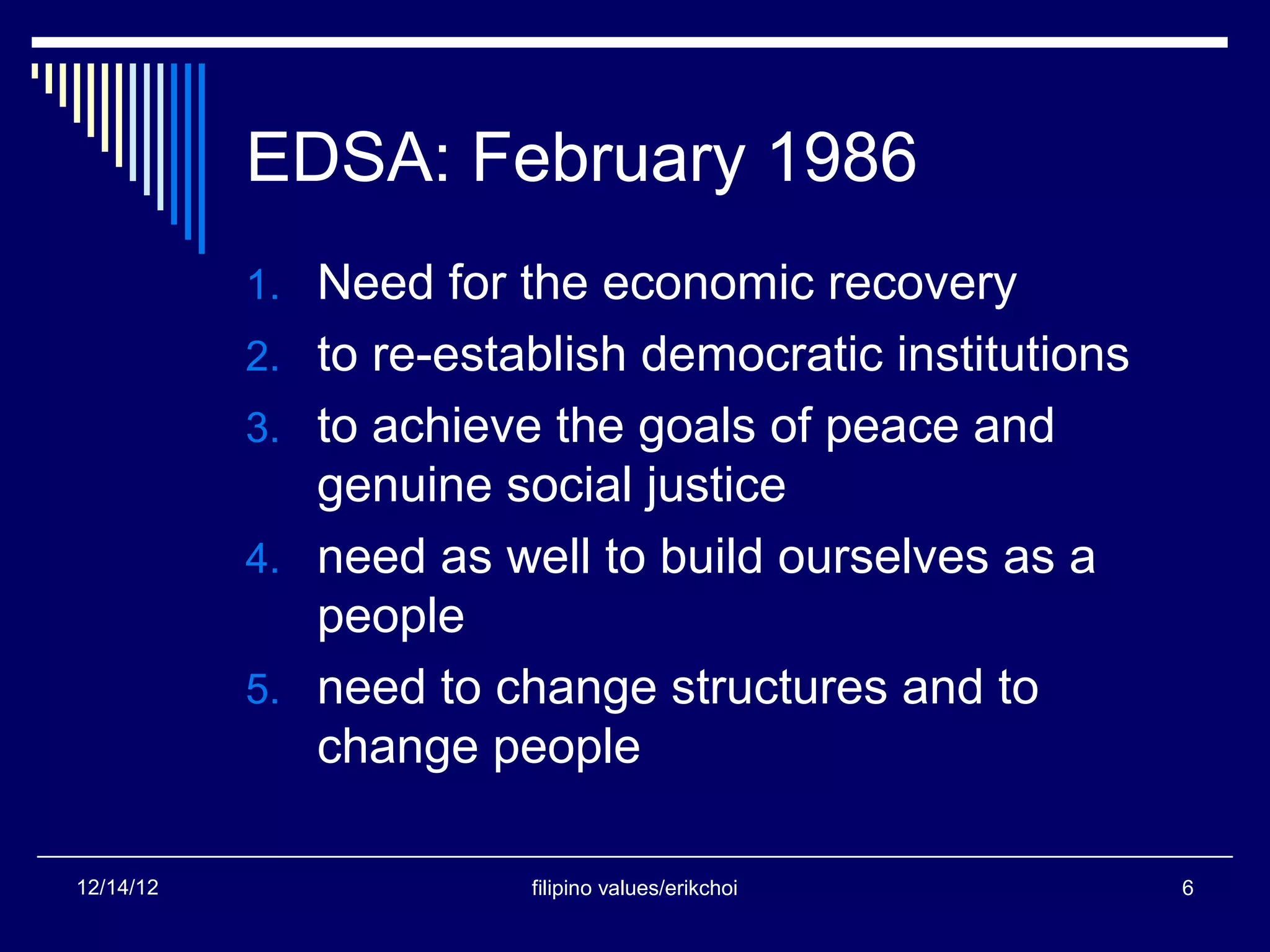 Lec 7 filipino_values | PPT