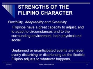 Lec 7 filipino_values | PPT