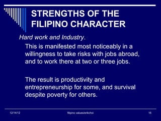 Lec 7 filipino_values | PPT