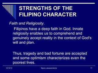 Lec 7 filipino_values | PPT