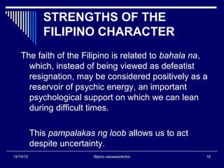 Lec 7 filipino_values | PPT
