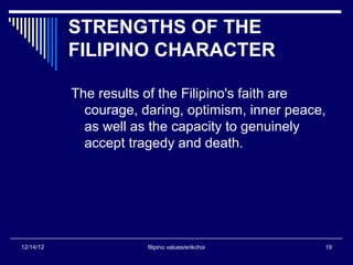 Lec 7 filipino_values | PPT