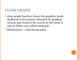 lec 7 graphics in troduction to computing | PPTX