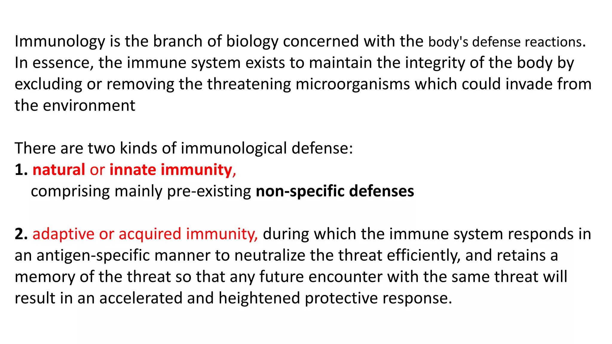 Immunity in microbiology | PDF