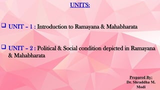 LEC7 INDIAN EPICSRAMAYANA & MAHABHARATA - Copy - Copy - Copy.pptx