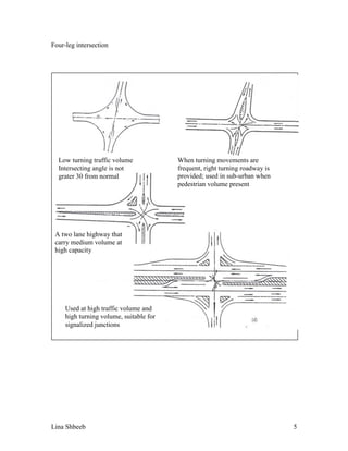 Lec 07 Intersection Design (Transportation Engineering Dr.Lina Shbeeb ...