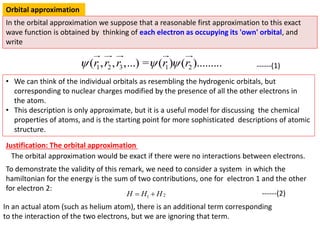 unit 5 Orbital approximation | PDF