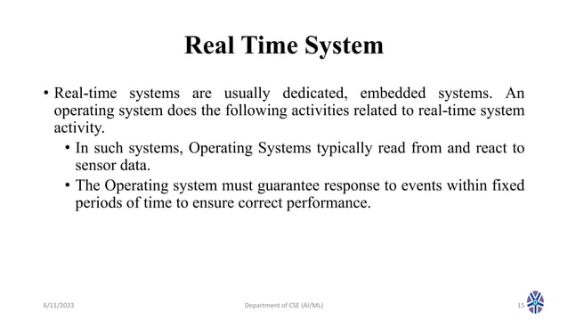 CS403: Operating System : Lec 7 OS Properties.pptx | Operating Systems | Computer Software and ...