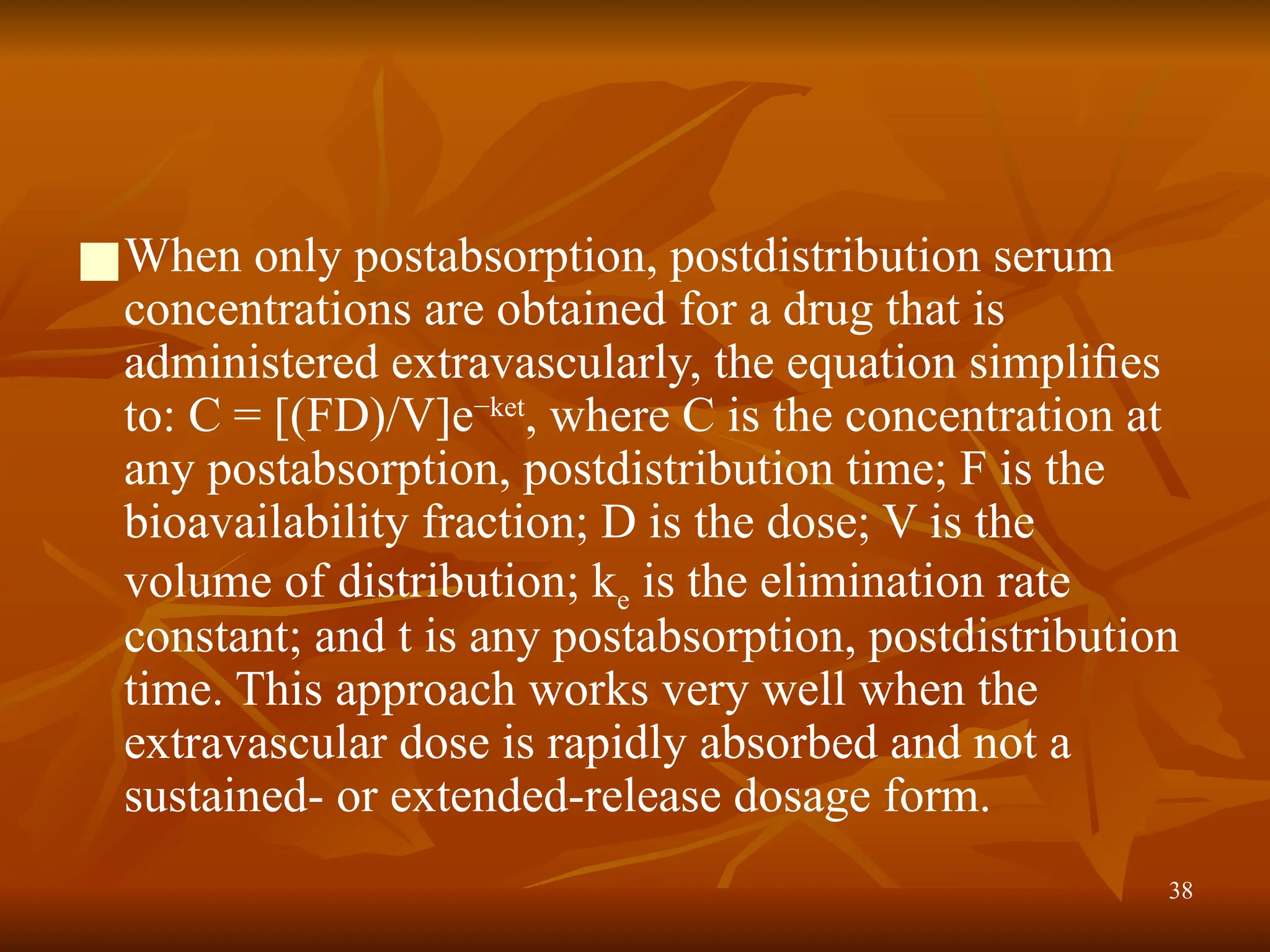 Biopharmaceutis and Pharmacokinetics: Pharmacokinetic Equations.pptx
