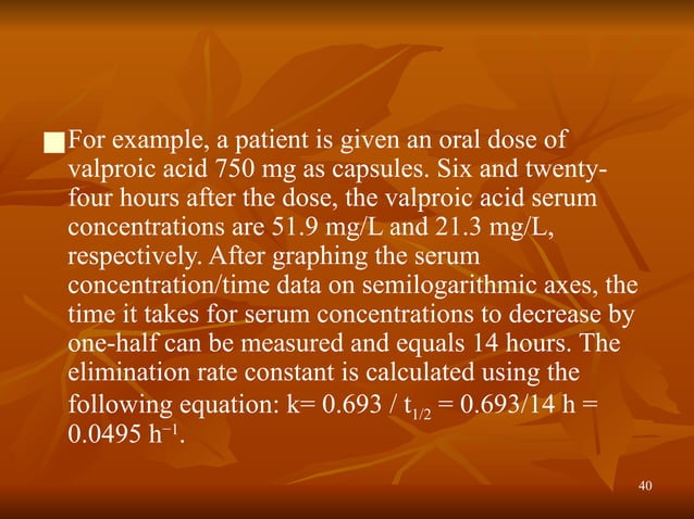 Biopharmaceutis and Pharmacokinetics: Pharmacokinetic Equations.pptx