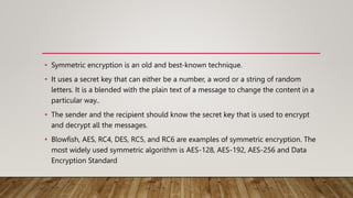 Lec # 7 Symmetric and asymmetric cryptography.pptx