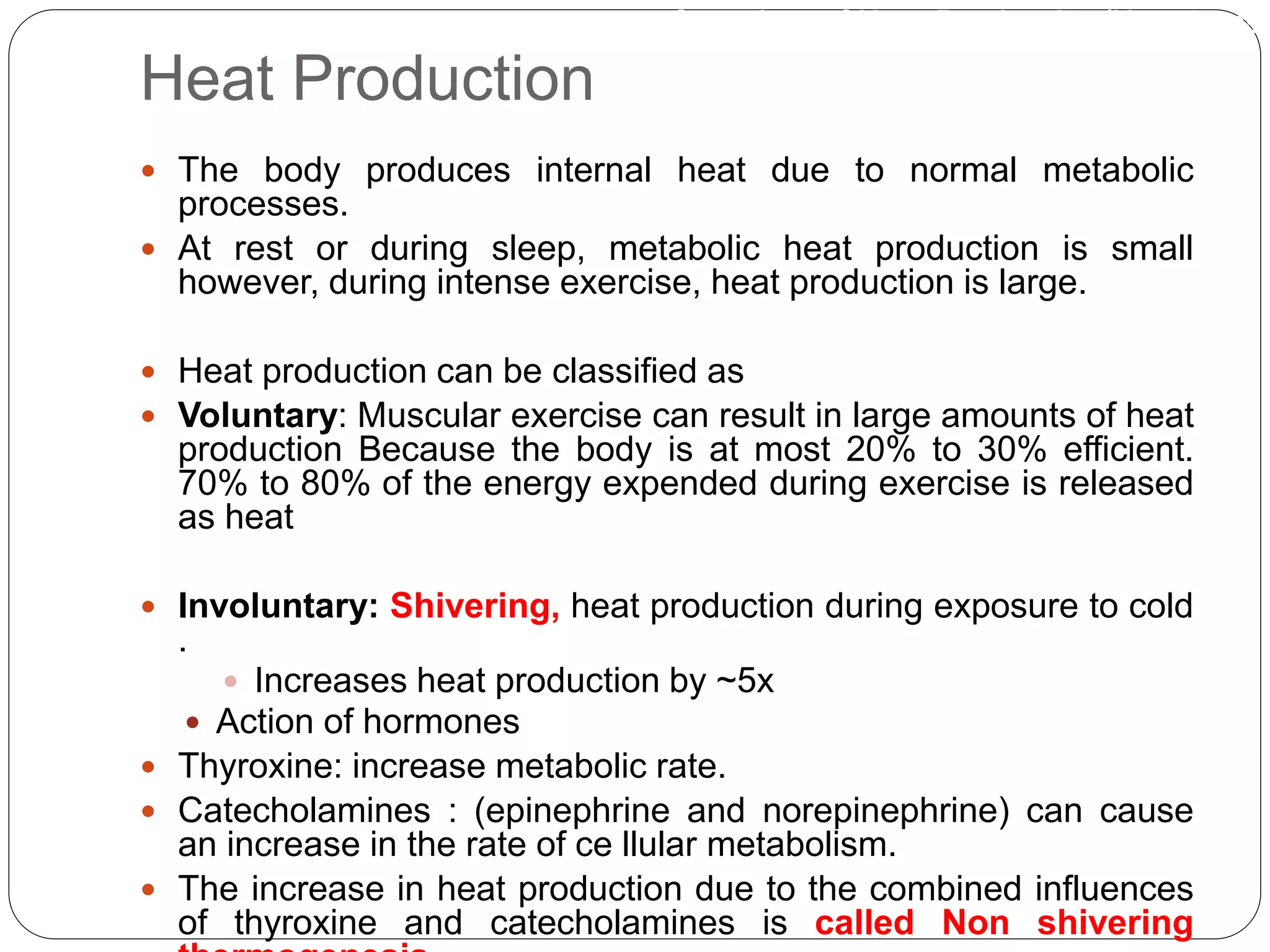 Lec 7 tempreture regulation Physiology of Exercise | PPTX