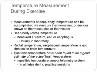 Lec 7 tempreture regulation Physiology of Exercise | PPTX
