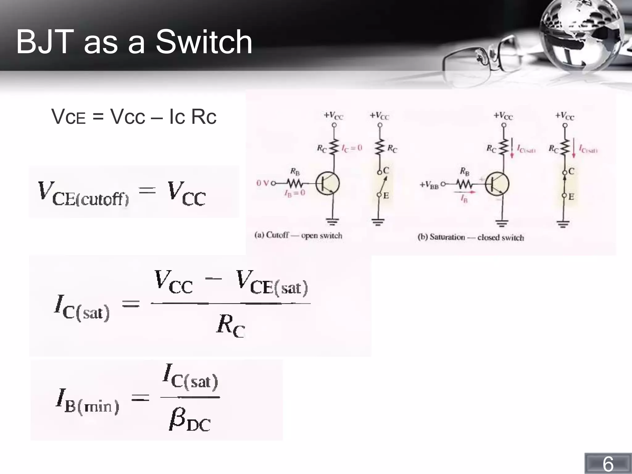 Lec8 Bipolar Junction Transistors | PPT