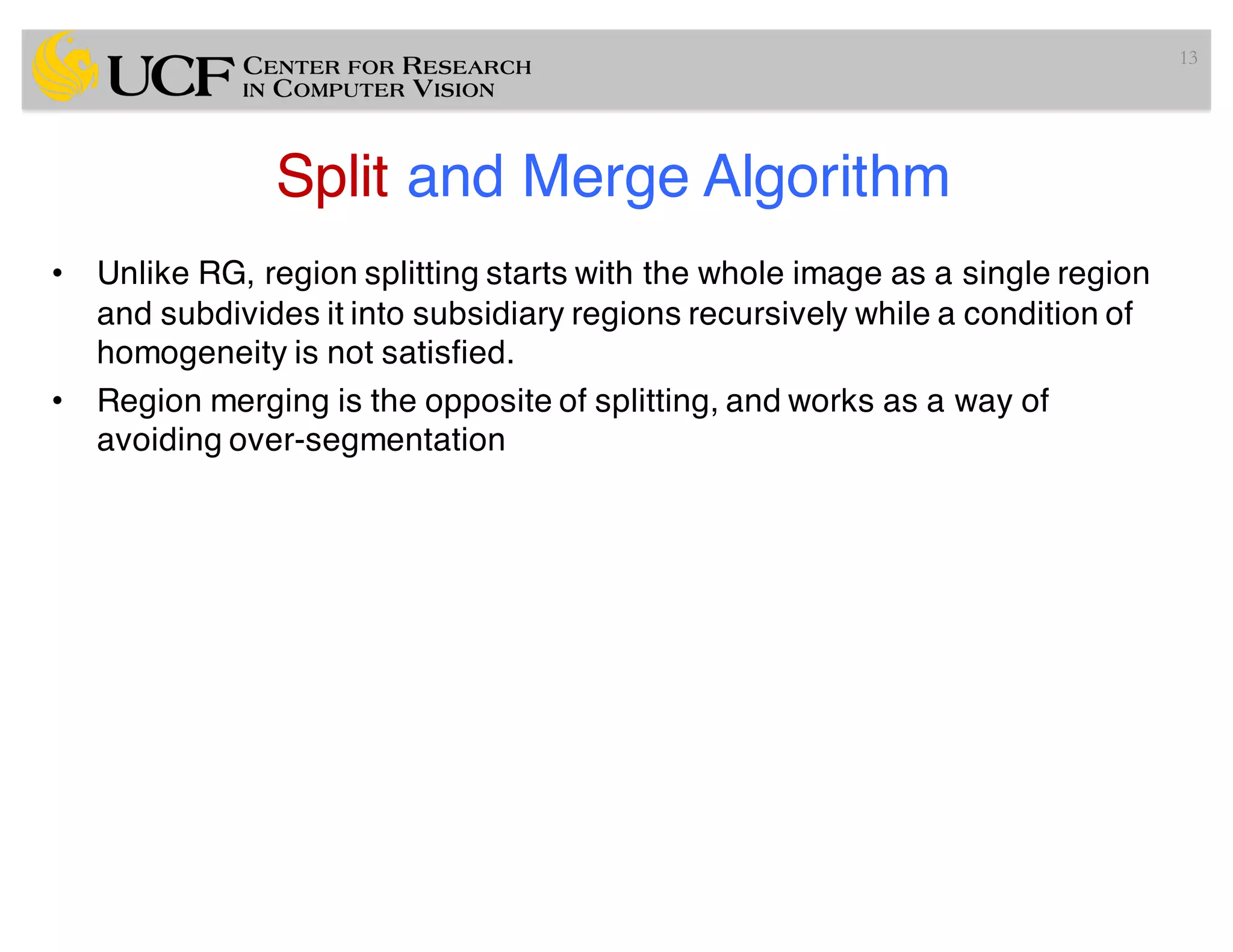 Lec8: Medical Image Segmentation (II) (Region Growing/Merging) | PPT