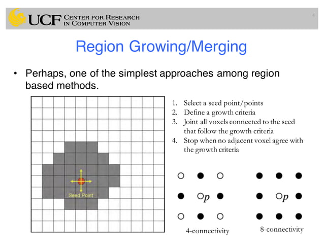 Lec8: Medical Image Segmentation (II) (Region Growing/Merging) | PPT