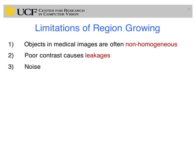 Lec8 Medical Image Segmentation Ii Region Growing Merging Ppt