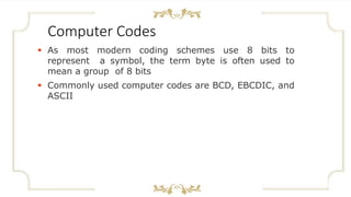 . computer codes | PPTX | Computing | Technology & Computing