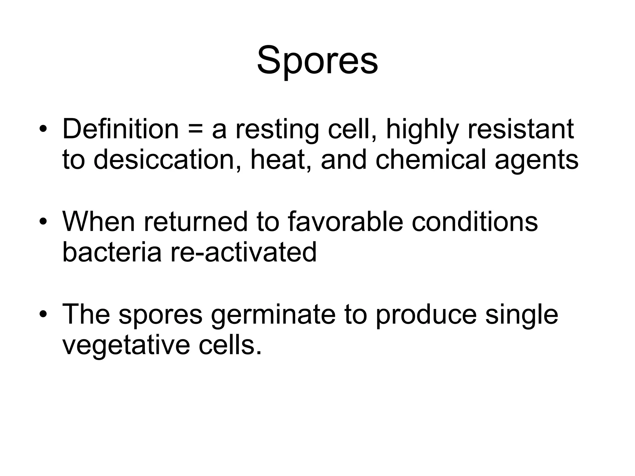Spore forming bacteria | PPTX