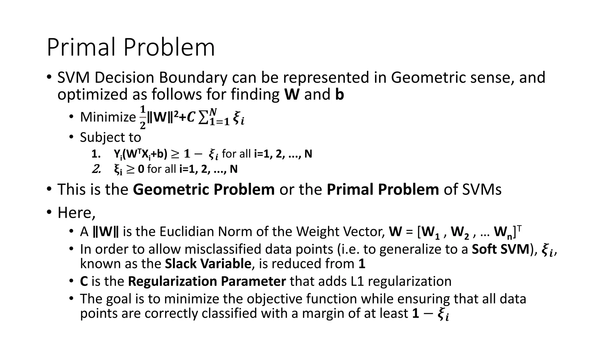 Extra Lecture Support Vector Machines Svm A Lecture In Subject