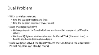 Extra Lecture - Support Vector Machines (SVM), a lecture in subject module Statistical & Machine ...
