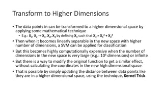Extra Lecture - Support Vector Machines (SVM), a lecture in subject ...