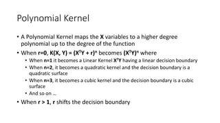 Extra Lecture - Support Vector Machines (SVM), a lecture in subject module Statistical & Machine ...