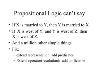 Lec8-PredicateLogic knowledge representation.ppt