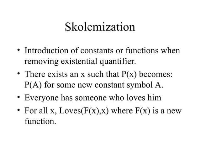 Lec8-PredicateLogic knowledge representation.ppt Lec8-PredicateLogic knowledge representation.ppt