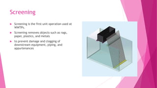 Wastewater -physical removal methods.pptx | Chemistry | Science