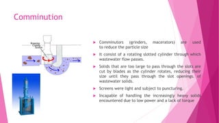 Wastewater -physical removal methods.pptx | Chemistry | Science