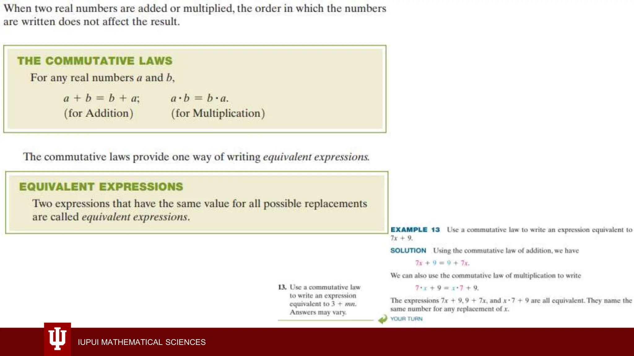 Operations and Properties of Real Numbers | PPTX