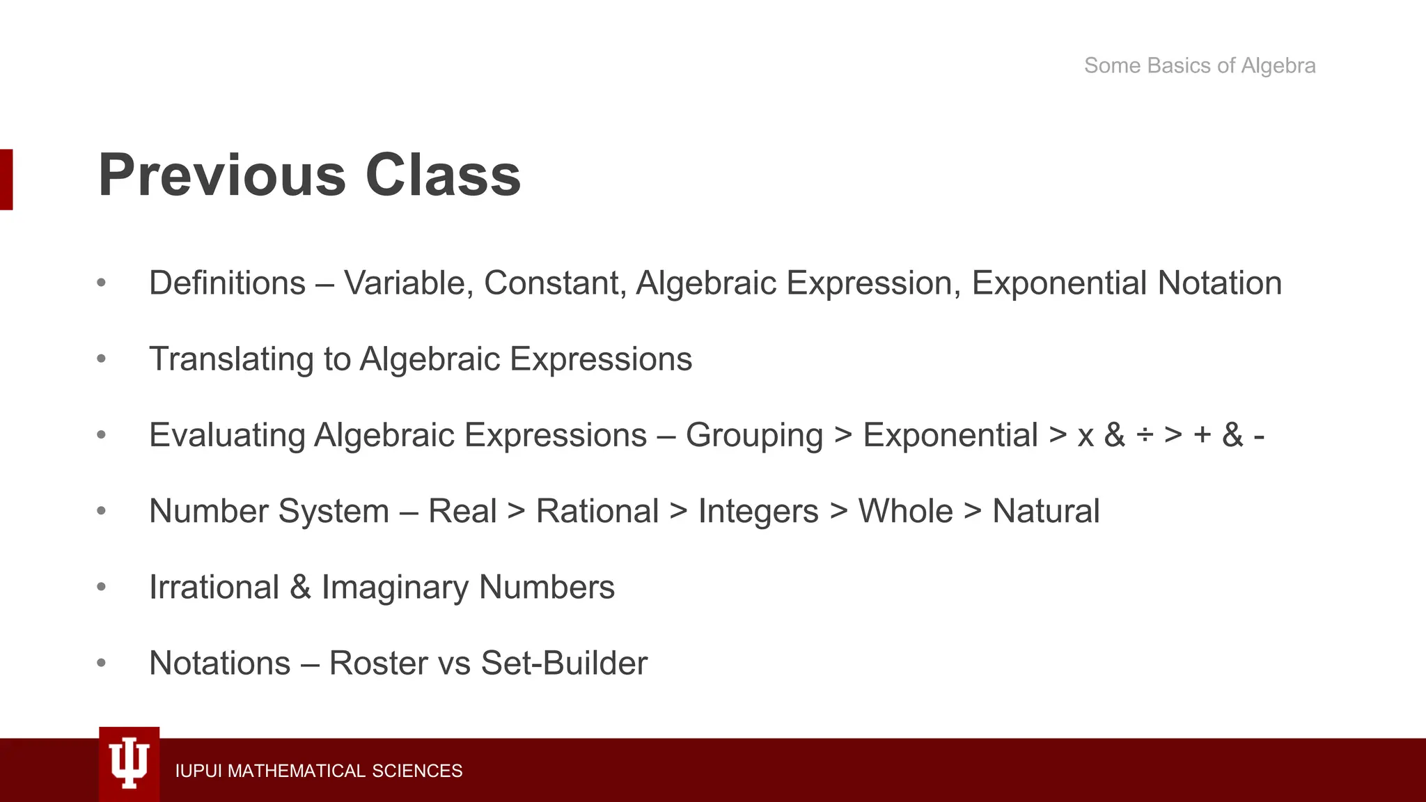 Operations and Properties of Real Numbers | PPTX