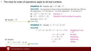 Operations and Properties of Real Numbers | PPTX