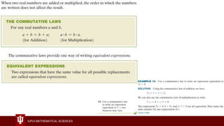 Operations and Properties of Real Numbers | PPTX
