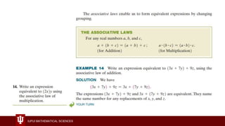 Operations and Properties of Real Numbers | PPTX