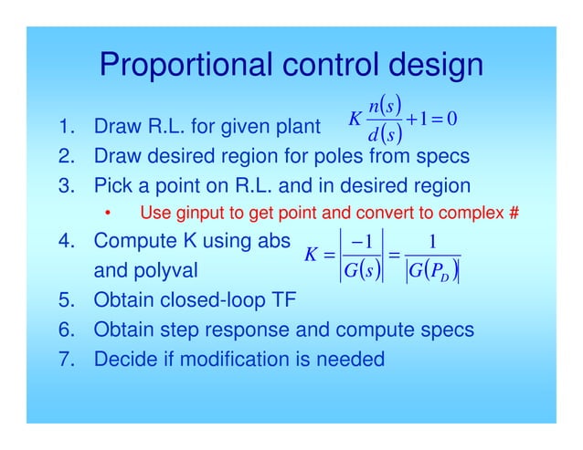 Root Locus Method - Control System - Bsc Engineering | PPT