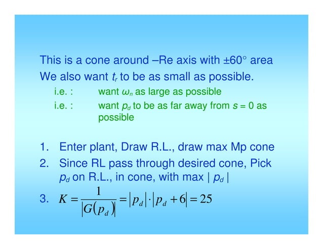 Root Locus Method - Control System - Bsc Engineering | PPT