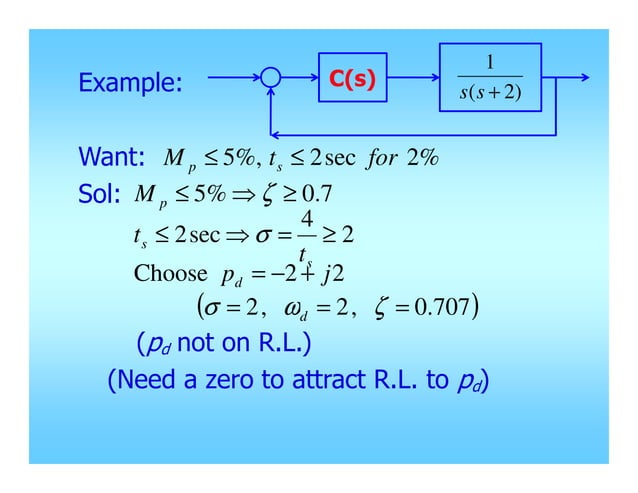 Root Locus Method - Control System - Bsc Engineering | PPT