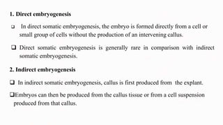 Lec 8 embryogensis | PPT