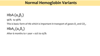 Lec8_hematology_normal.pptx | Blood Disorders | Diseases and Conditions