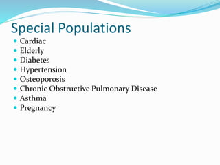 Lec 8 special population ex.Physiology of Exercise | PPTX