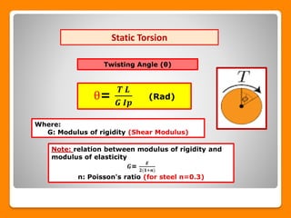 Lec# 8 engneering ... Static Torsion.pdf