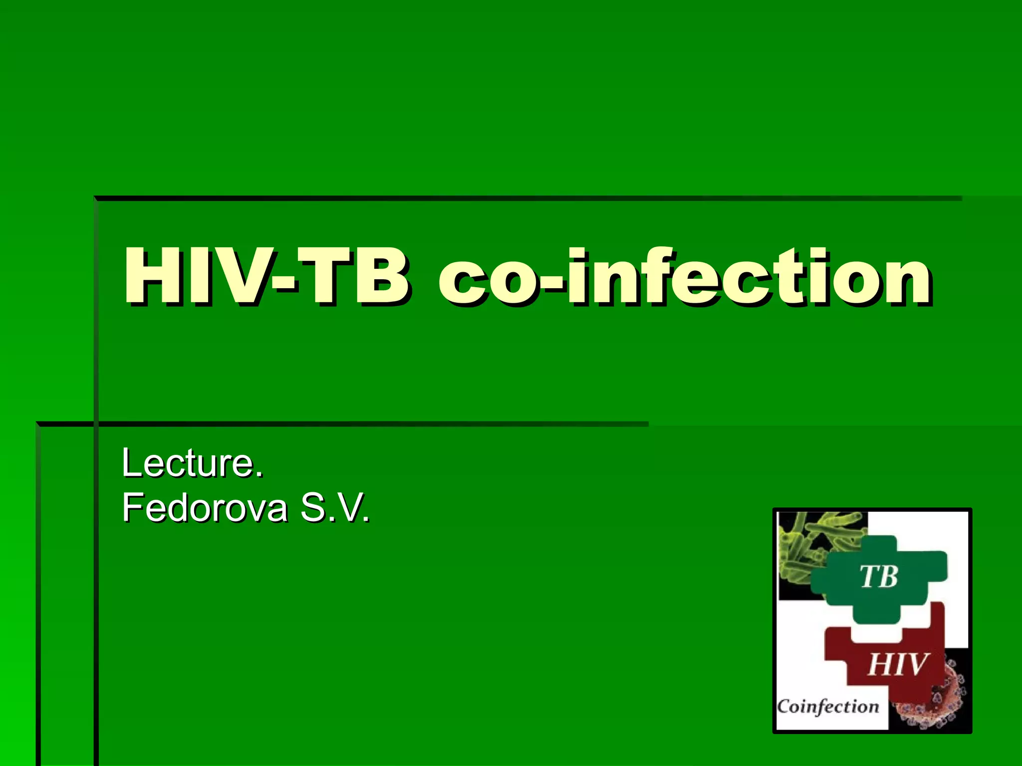 Hiv in tuberculosis | PDF