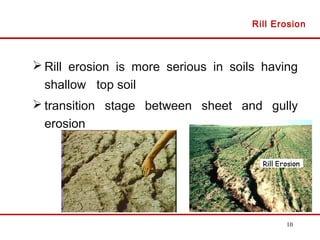 Rill Erosion Definition