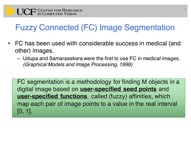 Lec9: Medical Image Segmentation (III) (Fuzzy Connected Image Segmentation) | PDF | Chemistry ...