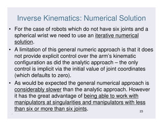 Robot Arm Kinematics | PDF