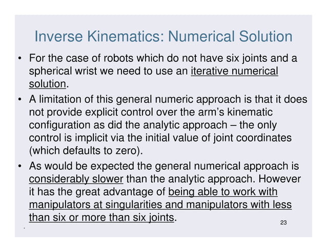 Robot Arm Kinematics | PDF | Robotics | Technology & Computing