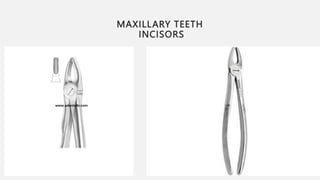Mechanical Principles Involved in Tooth Extraction 2 | PPTX